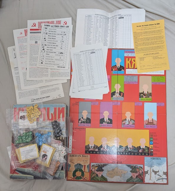 Kremlin Board Game ~ Avalon Hill Game Company ~ Bookcase Game ~ 1988 | eBay