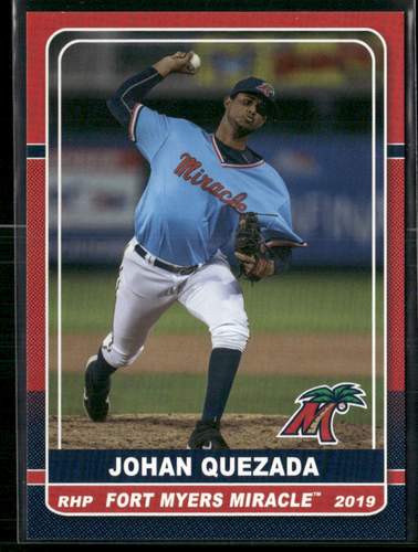Johan Quezada 2019 Ft Myers Miracle Team Set | eBay