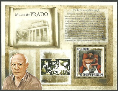 ST THOMAS AND PRINCE 2008 ART PAINTINGS PICASSO M/SHEET MNH | eBay.de