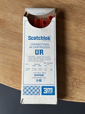 Scotchlok 3M UR2 3 wire Connector #19 - #24 AWG 2 or 3 Wire, 40 pcs, E ...
