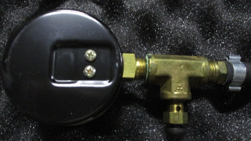 MILLER TOOL MD-998709 FUEL DELIVERY PRESSURE TESTER GAUGE KIT 0-60 PSI ...