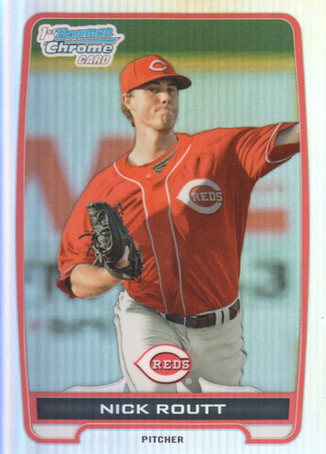 2012 Bowman Chrome Draft Draft Picks Refractors Card #BDPP123 Nick ...