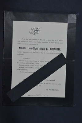 Louis-Edgard Nouël de Buzonnière, 1836-1899, Boissoudy, Orléans, Loiret ...
