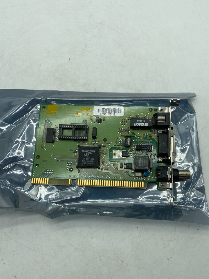 Network Card 3Com Etherlink III 3C509B-C Combo 10Mbps ISA RJ45 BNC Free ...