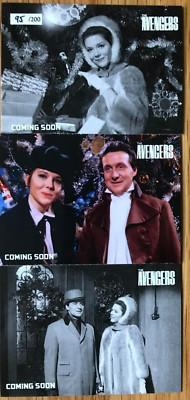 THE AVENGERS - DIANA RIGG YEARS: PROMO CARD SET - 3 CARDS: NUMBERED AS ...