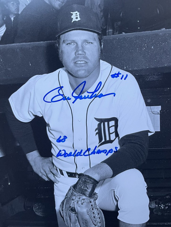 Bill Freehan Autographed 1968 Detroit Tigers World Series 8x10 Tick COA ...