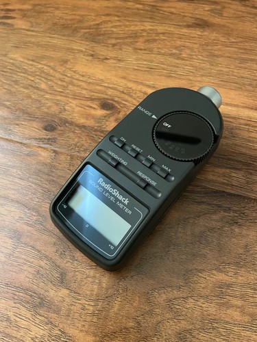 RADIO SHACK SPL DIGITAL SOUND LEVEL METER - COMPLETE w/Case in Box | eBay