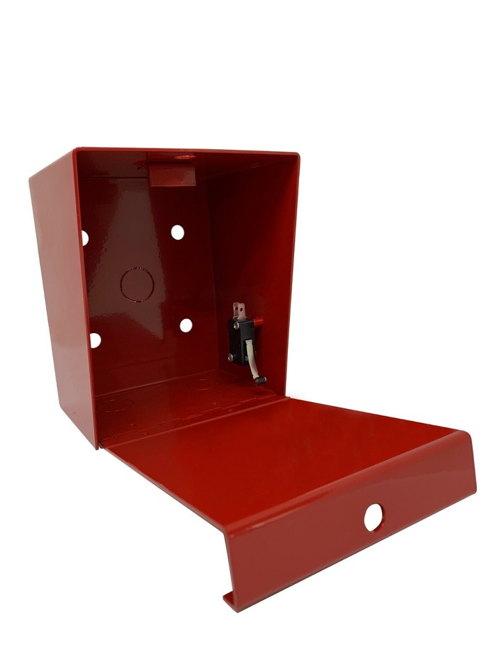 Fire Department Lock Box with Pad Lock Eagle 2000 Hole Red Powder Coat ...