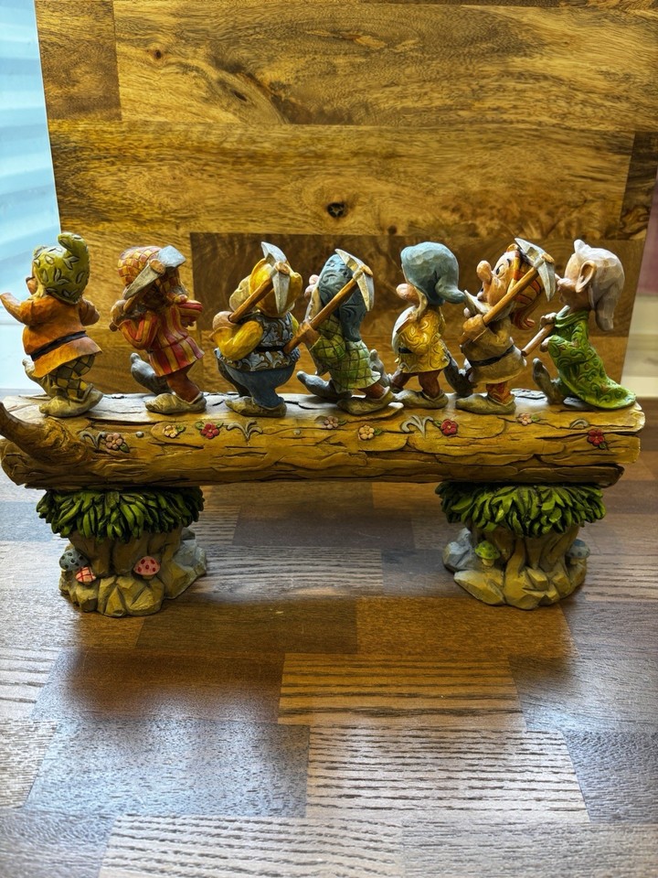 Disney Traditions Jim Shore Snow White Lot (3) Jiminy Cricket Dwarfs ...