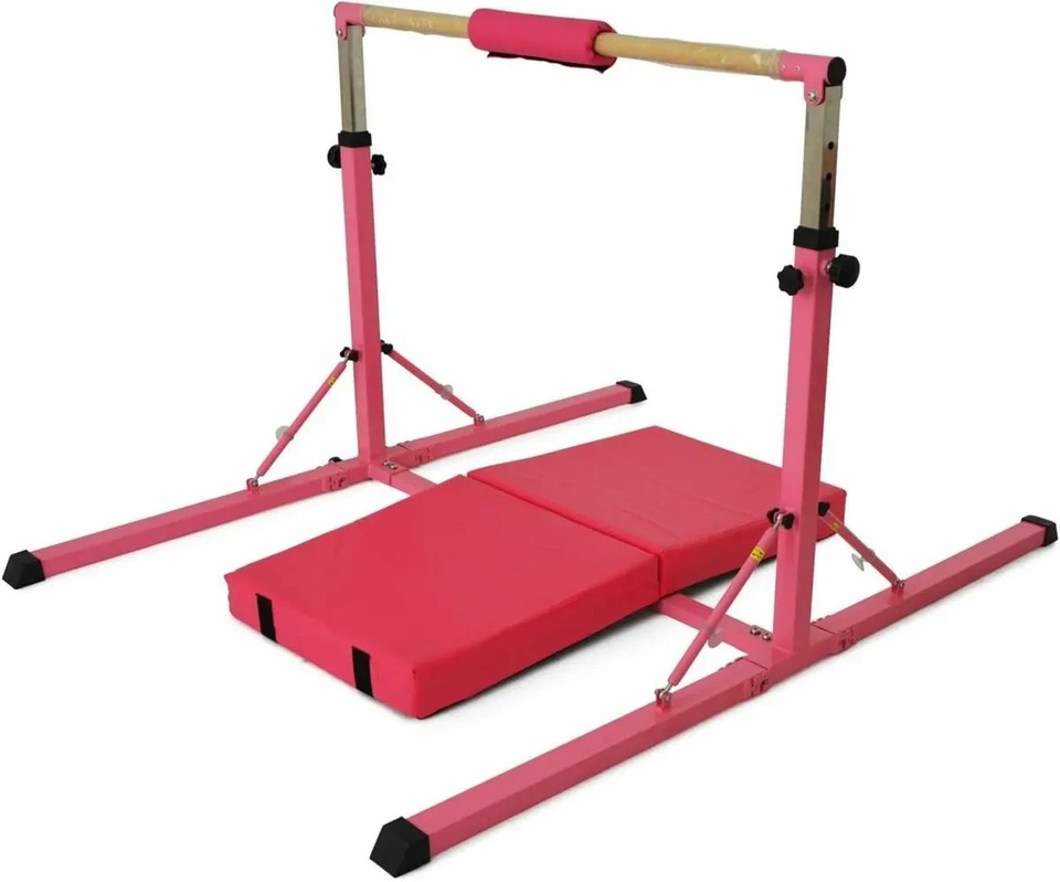 Gymnastics Bars Expandable With Mats Horizontal Training Bar For ...