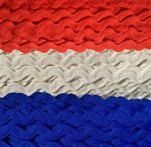 2 METERS - 9mm RIC RAC Trimming Braid Zig Zag Ribbon RIK RAK Trim not ...