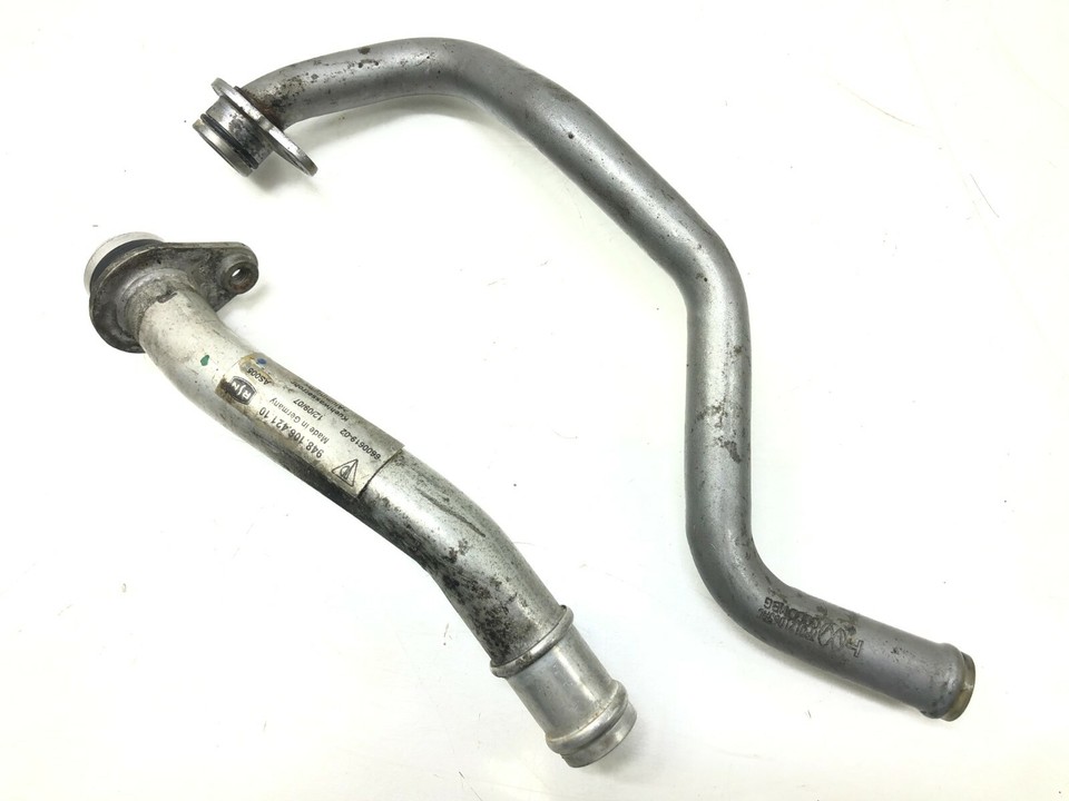 2011-2018 PORSCHE CAYENNE RADIATOR COOLANT PIPE TUBE LINES SET X8 OEM ...
