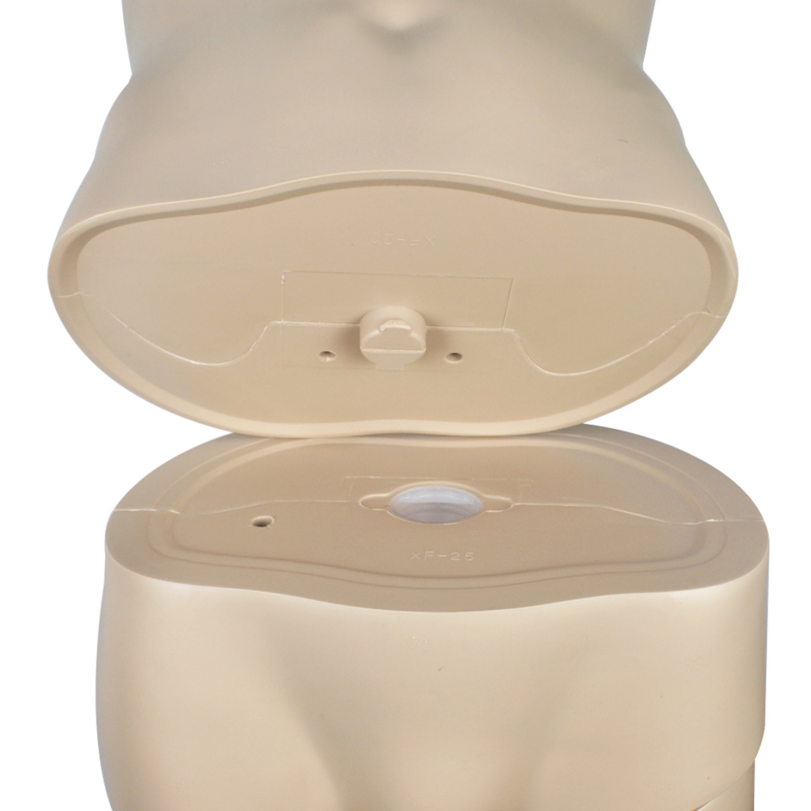 Adjustable Male Mannequin Egghead Plastic Full Body Dress Form Display ...