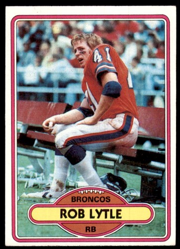 1980 Topps Rob Lytle Football Card Denver Broncos #252 | eBay