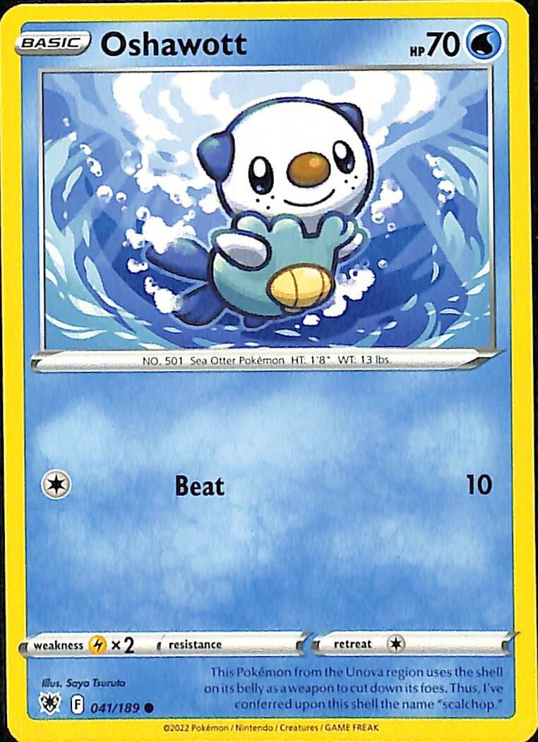 Oshawott 41/189 Pokémon TCG Astral Radiance | eBay