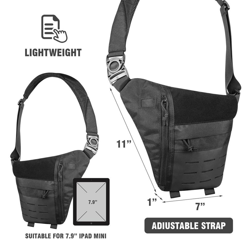 Crossbody Sling Bag Anti Thief for Conceal Carry Handgun Bag Stealth ...