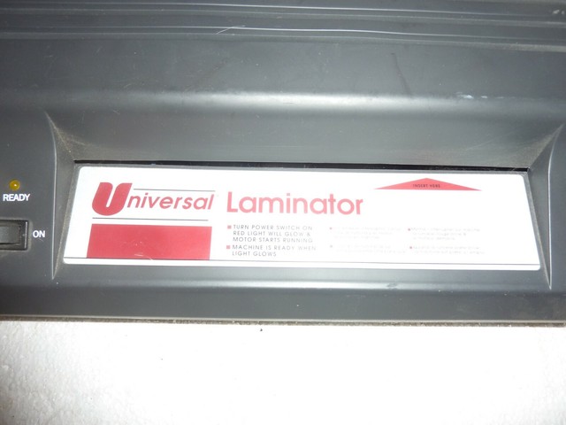 Universal Laminator Plastic Sheet Laminating Machine Black 9" Slot 290w ...
