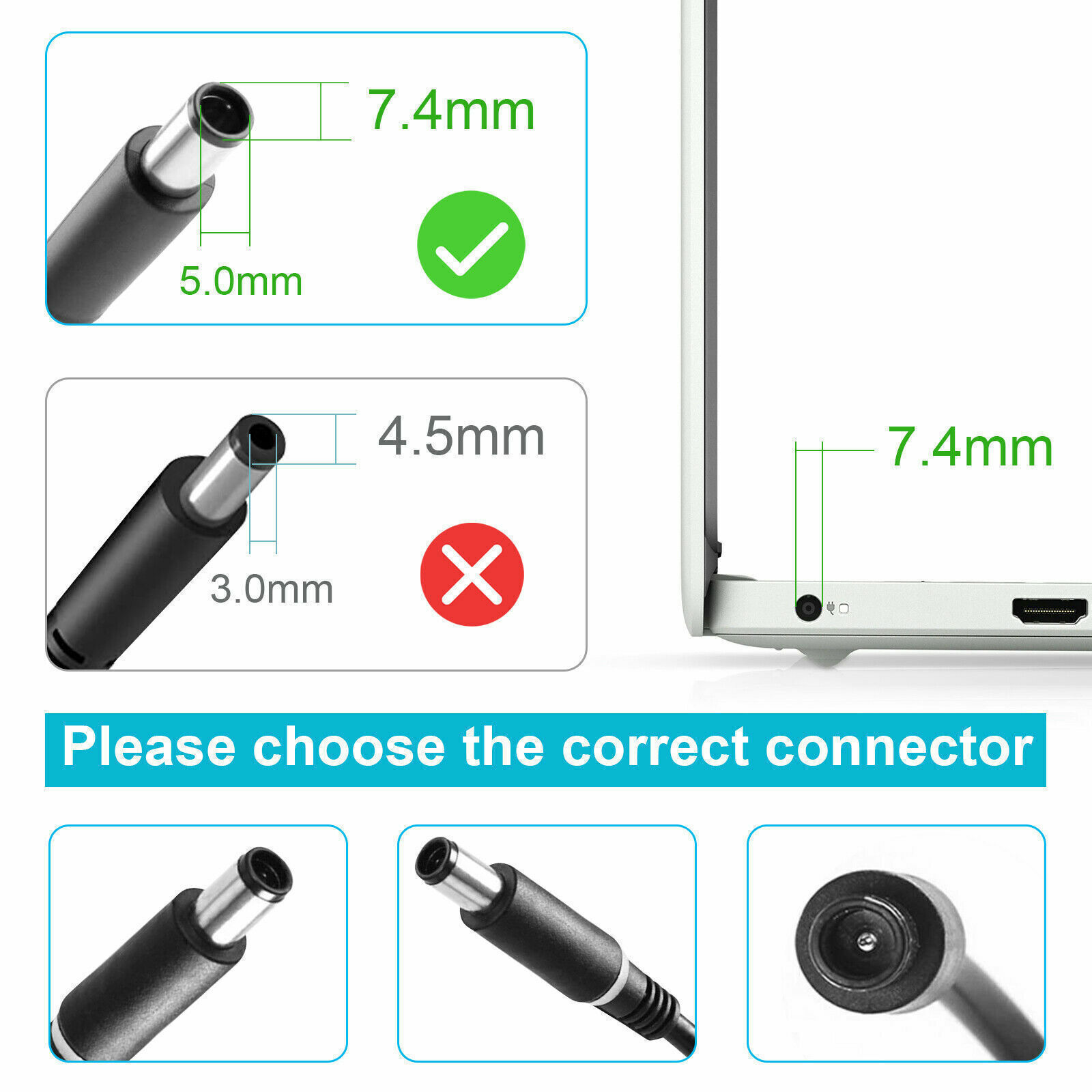 240W Laptop AC Adapter Charger for Dell Precision 7510 7520 7530 7540 ...