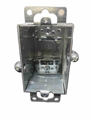 Steel City Switch Box Rectangle Silver Galvanized Steel 1-Gang 3" LXOWC ...