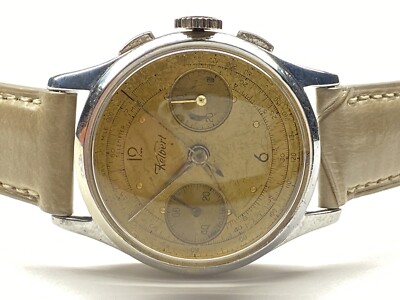 vintage kelbert chronograph swiss made wristwatch 807 | eBay