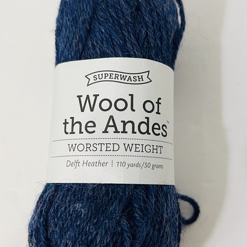 3-Skein Wool of the Andes Worsted Weight 100% Superwash Wool Yarn Delft ...