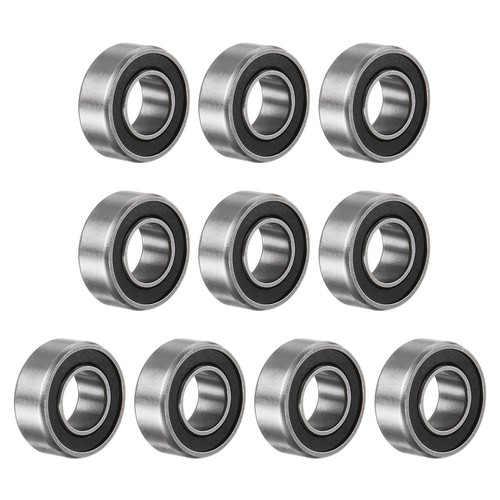R188-2RS Deep Groove Ball Bearing 10pcs 1/4"x1/2"x3/16" Z2 Double ...