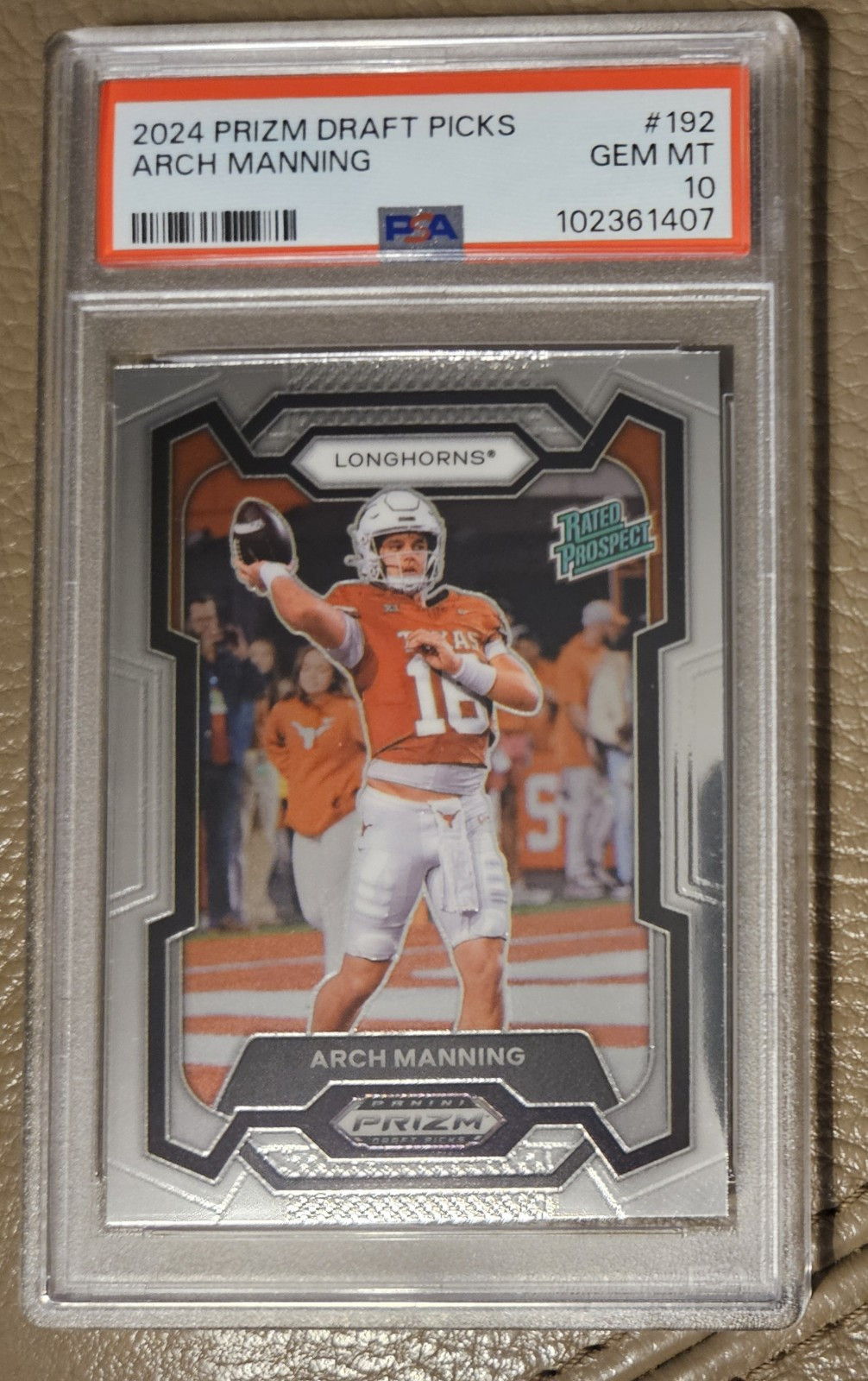 Arch Manning 2024 Prizm Draft Picks #192 Base Price Guide - Sports Card ...