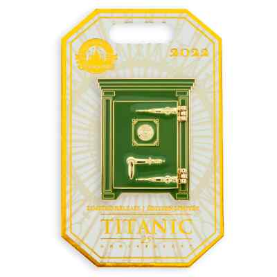 *NEW Disney Titanic 25th Anniversary Heart of the Ocean Safe Pin ...