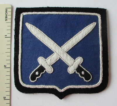 US ARMY 90th INFANTRY REGIMENT Pocket PATCH Hand Embroidered for ...