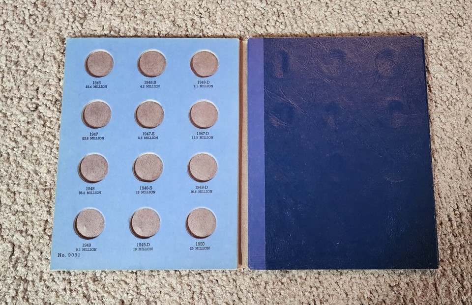 Whitman Coin Folder Book Washington Quarters Collection Number Two 1946 ...