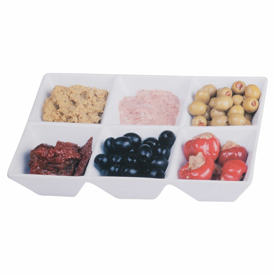 Assorted Snack Dish Porcelain Ceramic Serving Tray Dip Bowl Appetizer ...