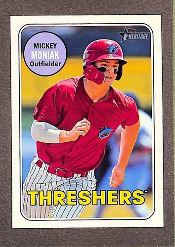 2018 Topps Heritage Minor League Edition Short Print Mickey Moniak #216 ...