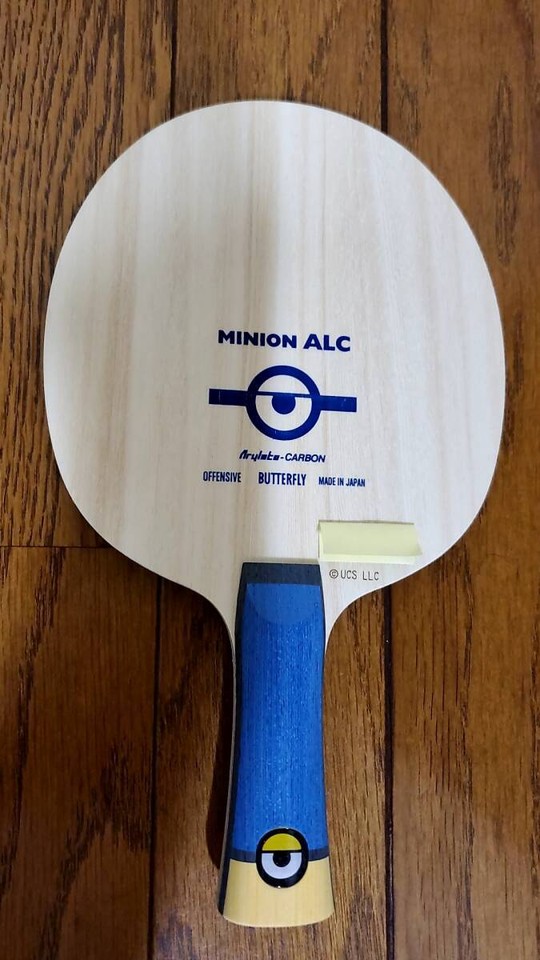 Butterfly Table Tennis Blades Minion ALC Flare Minion Collection Japan ...