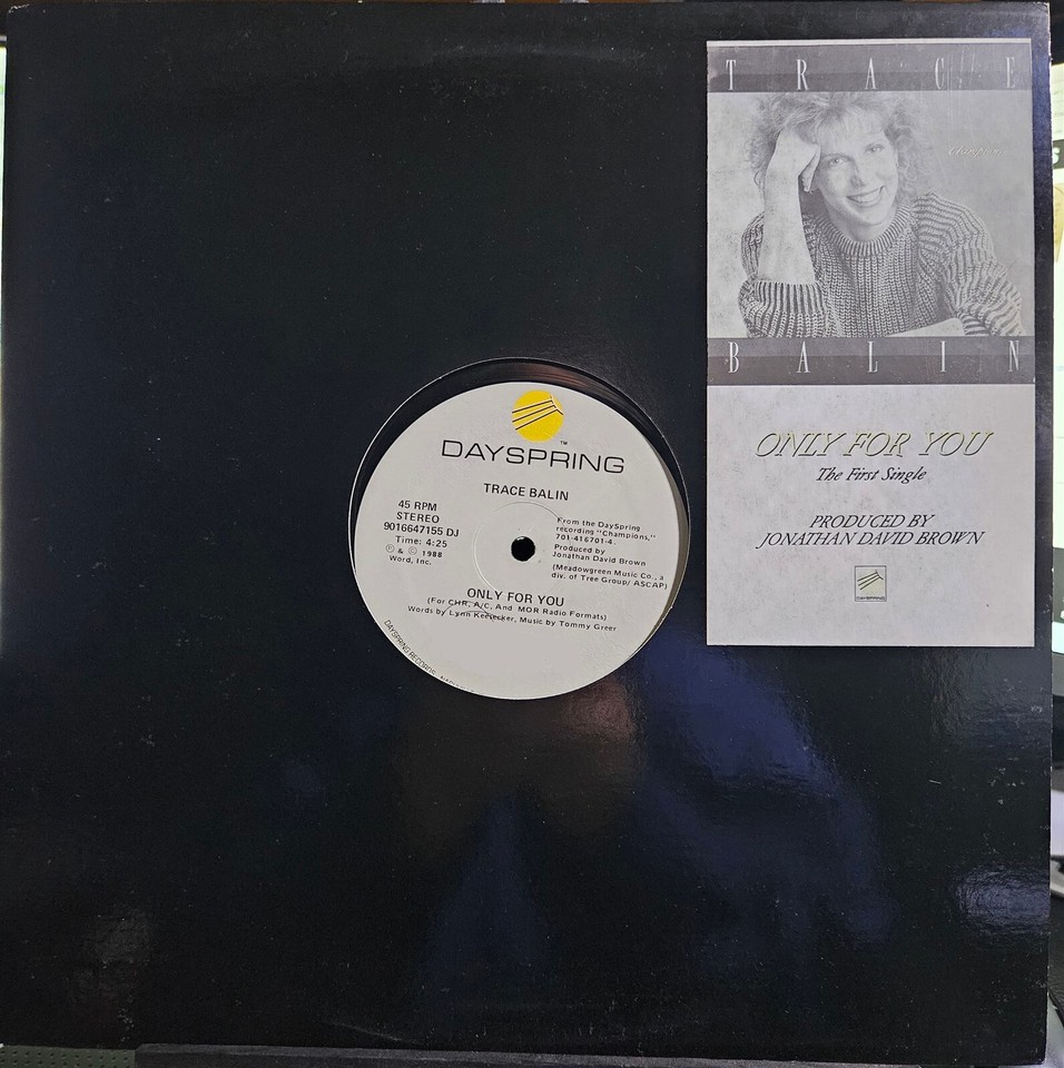 Trace Balin - Only For You / Rock These Rafters - 12" Promo Record | eBay