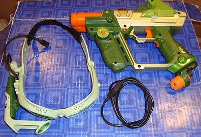 1 LASER LAZER TAG Team OPs Gun 1 Goggle 1 Cord 1 Rumble Pack Tested ...