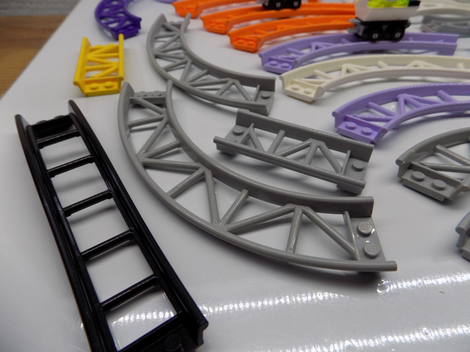 Lego Roller Coaster Train Car n Track Fun Lot {WASHED} | eBay