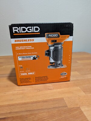 RIDGID 18V Brushless Cordless Compact Router (Tool Only) | eBay