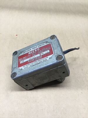 Micro Switch - P/N: EX-AR - Ser.2 - Explosion Proof Switch #700L58 | eBay
