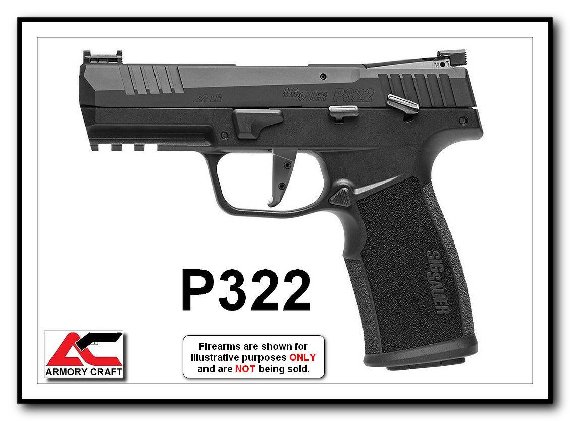 Sig Sauer P322 Dual-Adjustable Flat Trigger by Armory Craft | eBay