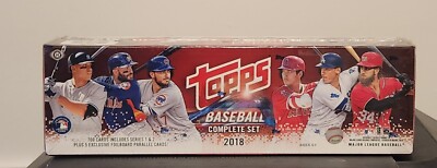 2018 Topps Baseball Complete Hobby Factory Set Sealed with Foilboards ...