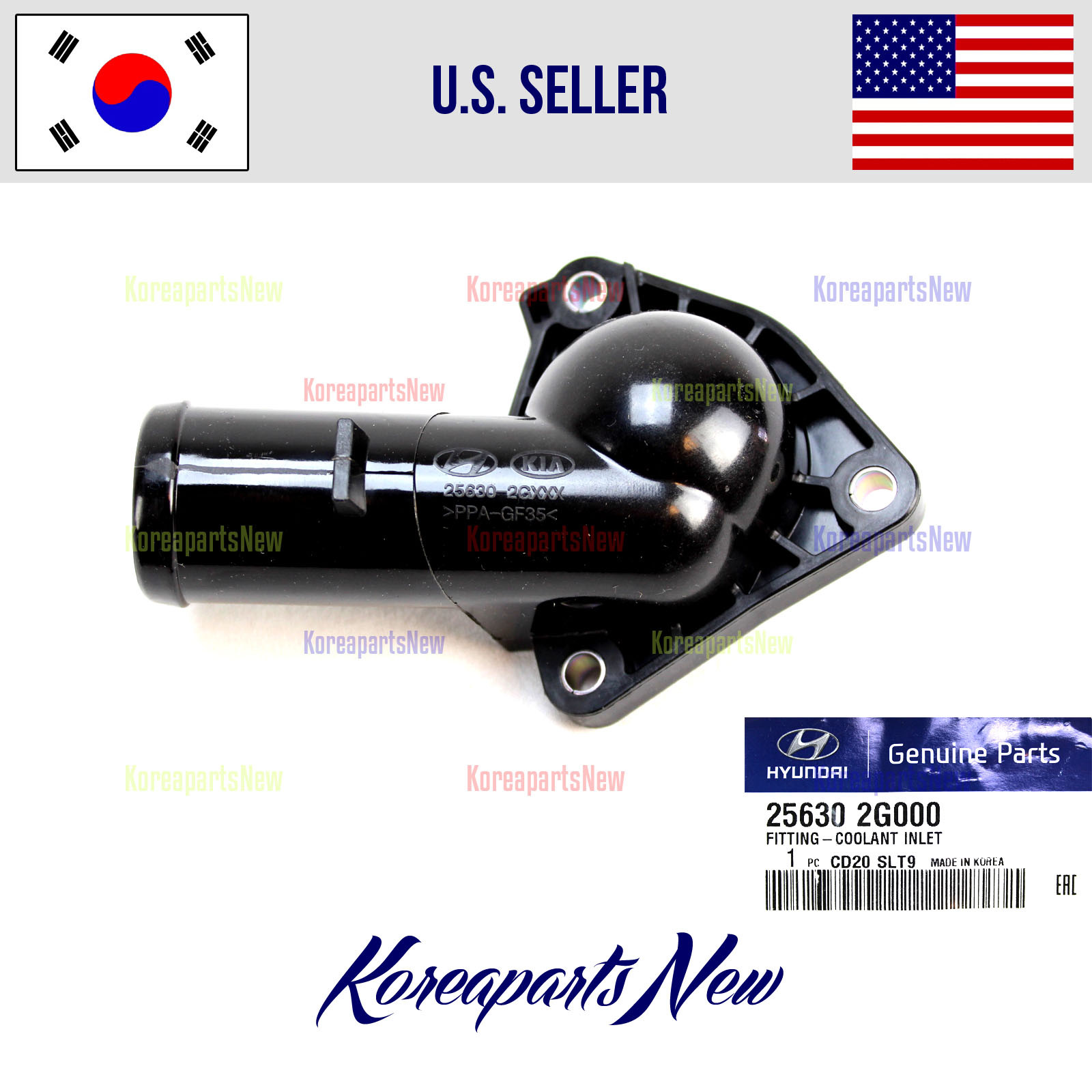 Cooling System-Water Inlet 256302G000 RONDO SONATA 2.4L 2008-10 FORTE ...