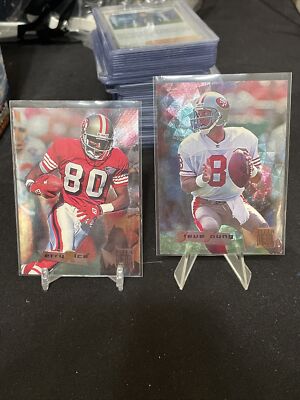 1995 Fleer Metal #174 Jerry Rice #179 Steve Young San Francisco 49Ers ...