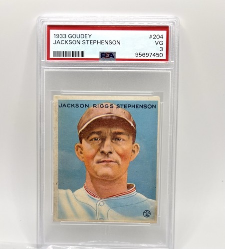 1933 Goudey #204 Jackson Stephenson - PSA 3 | eBay