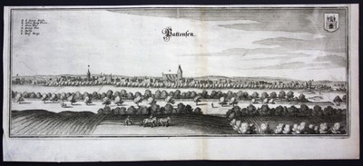 Pattensen B. Hannover / Bassa Sassonia - Incisione In Rame Merian | eBay