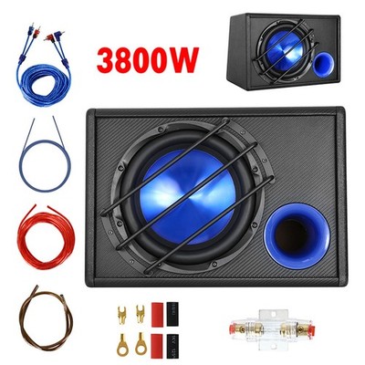 3800W Car Sub Music Active Subwoofer High Power Bass Speaker Sub ...