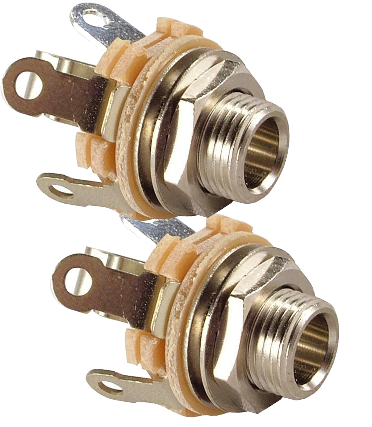 (2x) Switchcraft 12A 1/4 6.35 mm Shunt Female Short Panel Jack Effect ...