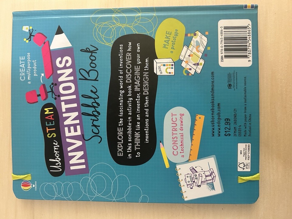 Usborne Book Lot-5 Books in Total, 1 Activity Book Included, Hardcovers ...