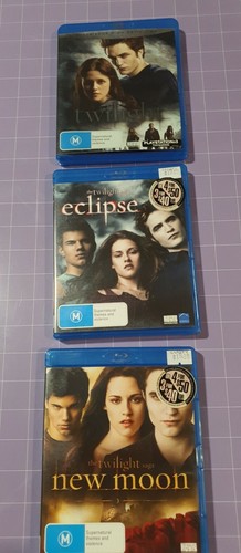 3x Bluerays Twilight + Eclipse + New Moon - Discs in Excellent condition | eBay Australia