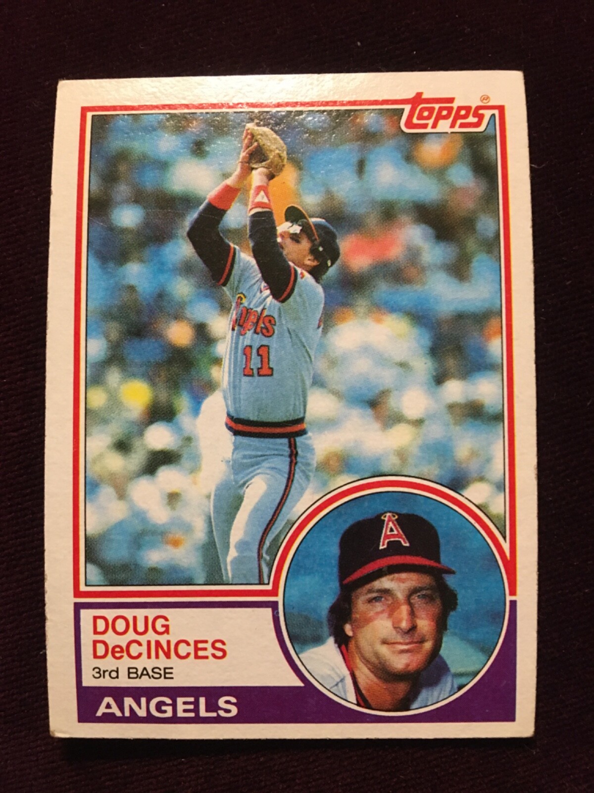 1983 Topps #341 Angels Doug DeCinces Baseball Card | eBay