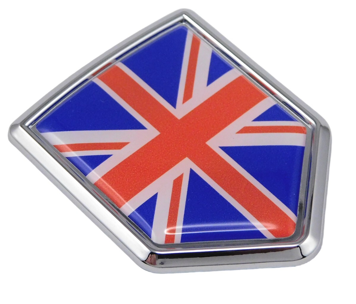 Great Britain Flag British Emblem Chrome Car Decal Sticker badge 3D ...